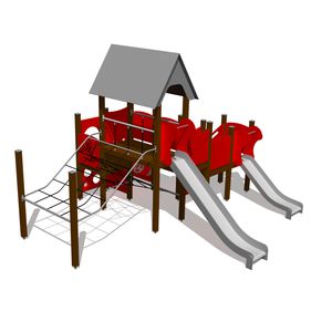 Playground structure - CALEN - Tiptiptap - polyethylene / modular