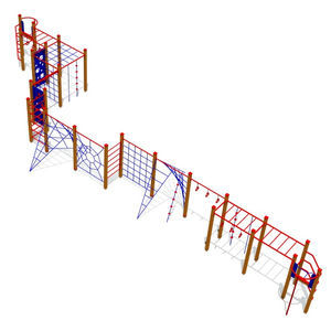 Playground climbing structure - FOXHOLE - Tiptiptap