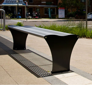 Contemporary public bench - CITY - Urban Fountains and Furniture ...