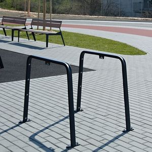 Floor-mounted bike rack - VELONE - STREETPARK s.r.o. - galvanised steel ...