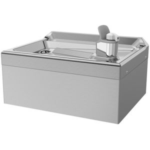 Recessed drinking fountain - FLF211PM - OASIS - indoor / stainless steel