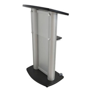 Conference lectern - 1ALH2W - Podium pros - stand-up / on casters ...