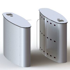 Glass speed gate - WR-222 - Winser Technical - stainless steel