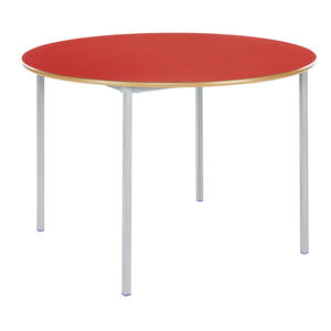 Contemporary classroom table - RAINBOW - metalliform - MDF / metal base ...