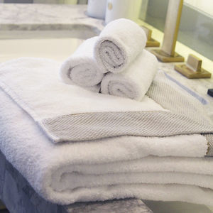 Cotton bath linen - Royale - Garnier-Thiebaut - for hotel