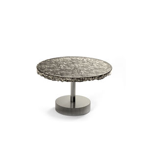 Contemporary coffee table - ENIGMA - HESSENTIA | Cornelio Cappellini - glass / wood veneer base ...