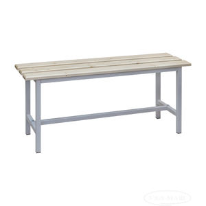 Contemporary locker room bench - CV - PJSC UHL-MASH - wooden / with ...