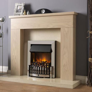 Electric open hearth - Kingsley Deluxe Brass - Dimplex - 1-sided ...