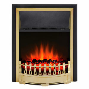 Electric open hearth - Clement - Dimplex - 1-sided / metal / for fireplaces