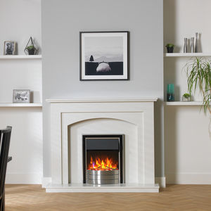 Electric open hearth - Clement - Dimplex - 1-sided / metal / for fireplaces