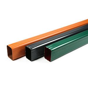 Extruded aluminum rainwater down pipe - DAUPHIN ROND - ARALTEC