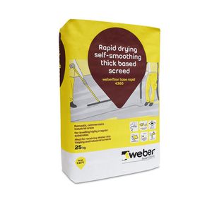 Smoothing mortar - WEBERFLOOR SMOOTH 4150 - Weber - self-leveling / for ...