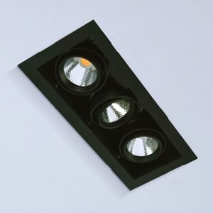 Triple downlight, 3 light downlight - All architecture and design ...