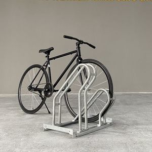 Floor-mounted bike rack - KVS-VBR-Z2-OH - IKAVASS - galvanised steel ...
