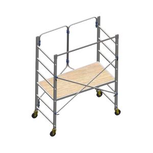 Aluminum scaffolding - ALTO FOLDING - Facal - high / on casters / low-level