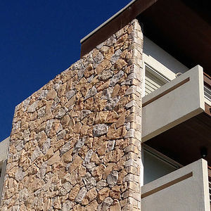 Stone wall cladding - VALAIS - Thermostone - interior / exterior / glued