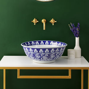 Countertop washbasin - CLARABELLE - London Basin - porcelain / without ...