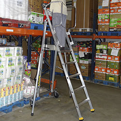 Commercial step ladder - PL SCOP 6/9 - CENTAURE - contemporary / for ...