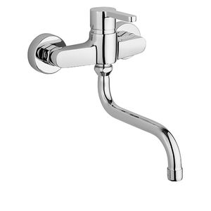 Wall-mounted mixer tap - JOLLY : 69..501L - Paini - metal / kitchen / 2 ...