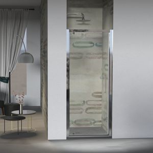 Fixed shower screen - B7864 - SAMO - pivoting / curved / for alcoves