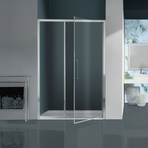 Fixed shower screen - B7864 - SAMO - pivoting / curved / for alcoves
