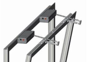 Window automatic opening mechanism - VASISTAS DUE - GIESSE - linear drive