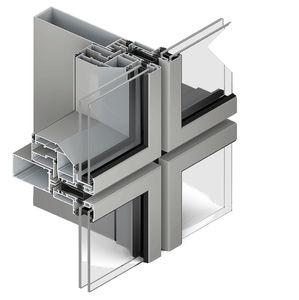 Panel curtain wall - BG - TECHNAL - aluminum and glass / decorative ...