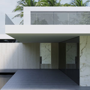 Armored door - AXIAL - SCRIGNO - entry / aluminum / steel