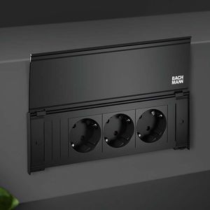 Power socket - CASIA 2 - BACHMANN - USB / multiple / wall-mounted