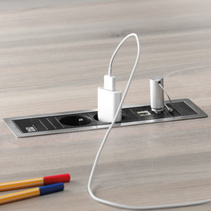 Power socket - DESK 2 - BACHMANN - USB / HDMI / double