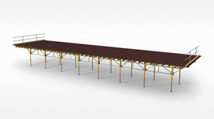 Modular formwork - GRIDFLEX - PERI S.A.S. - aluminum / for floor
