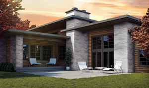 Panel cladding - NOVISHAKE™ PS - NOVIK - composite / polymer / grooved