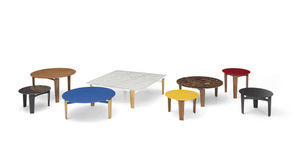 Contemporary sideboard table - MATCH - Arflex - marble / rectangular / home