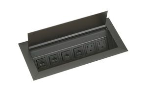 Power socket - PCS73 - Doug Mockett & Co. - USB / triple / recessed