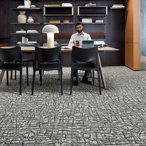 Carpet tile - OPEN AIR 401 - Interface - tufted / loop pile / structured