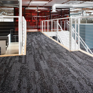 Carpet tile - MOSS IN STONE - Interface - tufted / loop pile / structured