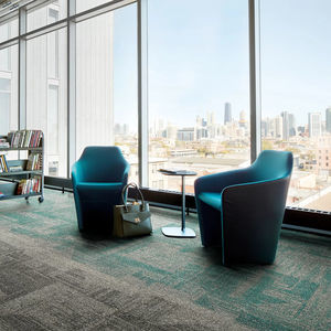 Carpet tile - MOSS IN STONE - Interface - tufted / loop pile / structured