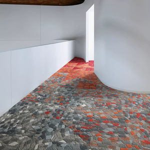 Carpet tile - REKINDLED - Interface - tufted / loop pile / structured