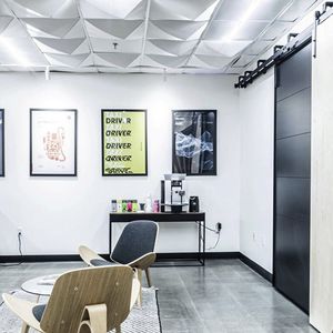 Cardboard suspended ceiling - CUSTOM FOLDSCAPES - MIO - tile / for ...