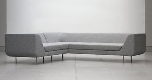 Compact sofa - EDGE - Modus - contemporary / fabric / high-back