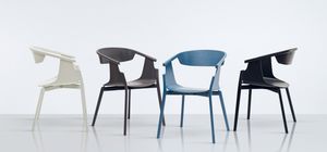 Contemporary chair - MARCH - Modus - indoor / timber / commercial