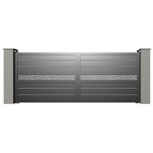 Swing gate - City PARIS B001 - Gates-Creations - right / left / aluminum