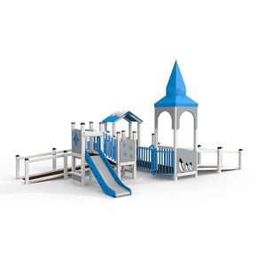 Playground play structure - STEAMBOAT - Lars Laj - powder-coated steel ...