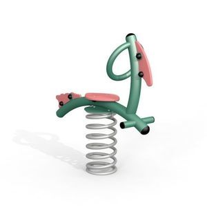 Walrus spring rocker - 11257 - Lars Laj - powder-coated steel / HDPE ...