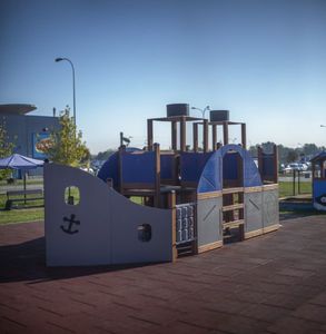 Playground play structure - AIRPORT - Lars Laj - powder-coated steel ...