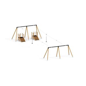 Cable slide for playground - 13058 - Lars Laj