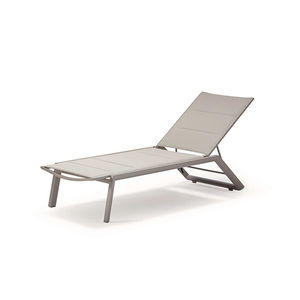 Contemporary sun lounger - BITE/D - GRATTONI S.R.L. - Sunbrella® / aluminum / commercial