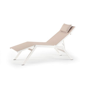 Contemporary sun lounger - BITE/D - GRATTONI S.R.L. - Sunbrella® / aluminum / commercial