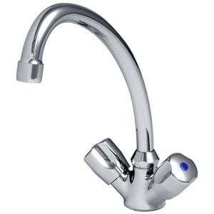 Commercial kitchen double-handle mixer tap - All architecture and ...