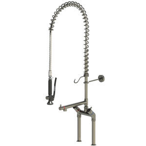 Commercial kitchen double-handle mixer tap - All architecture and ...